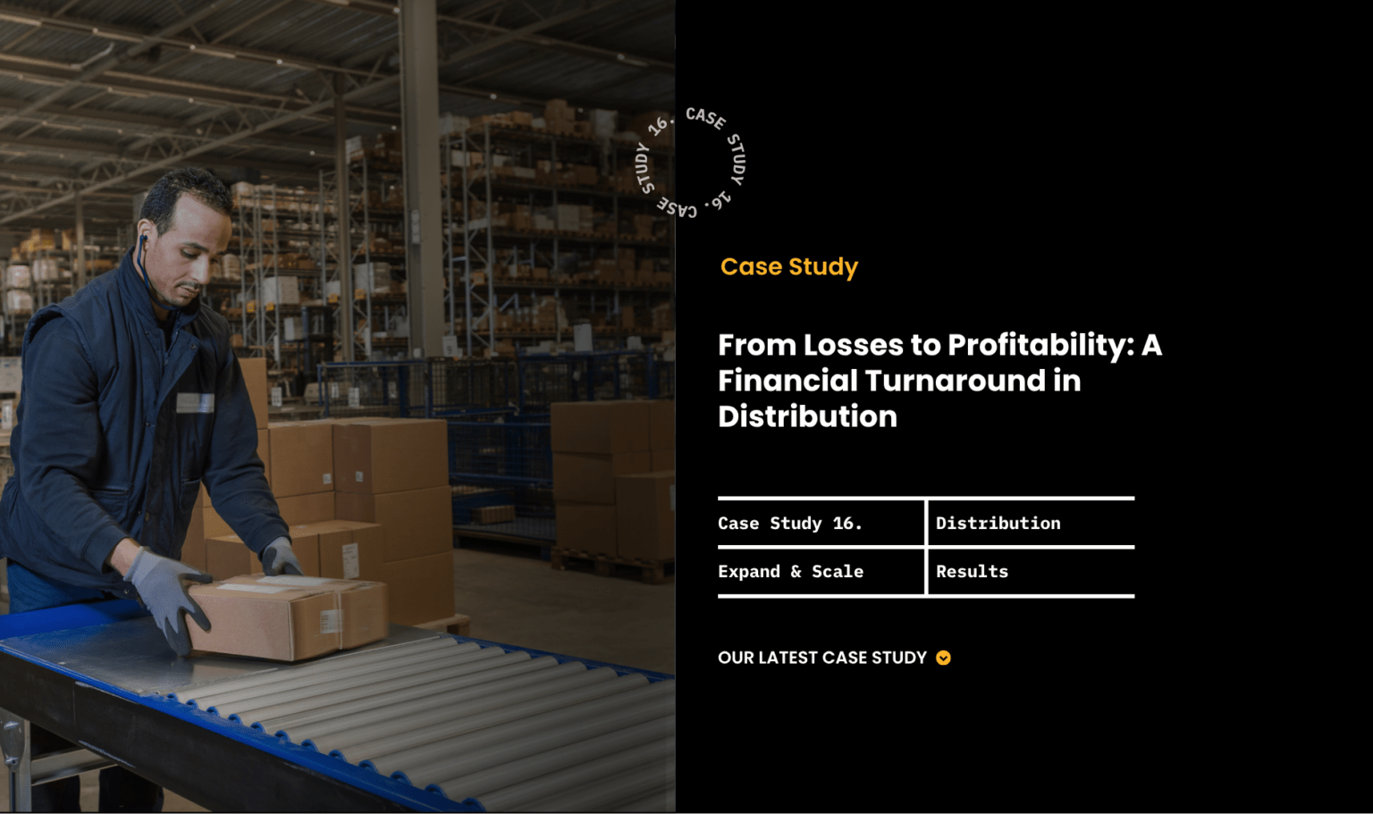 distribution Case Study | Work Excellence